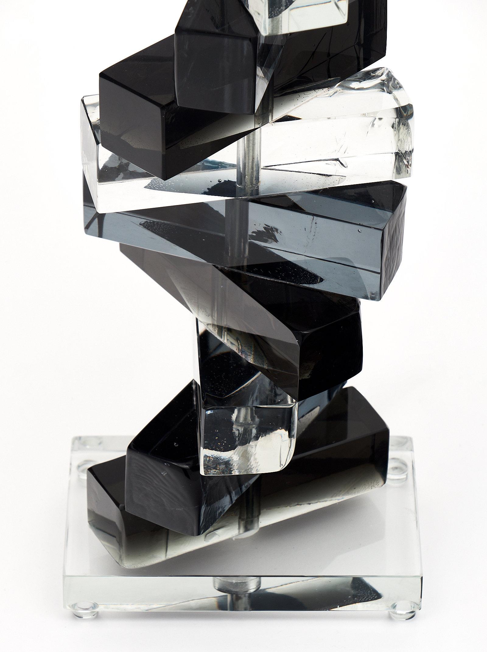 Murano Glass Cubist Lamps at 1stDibs