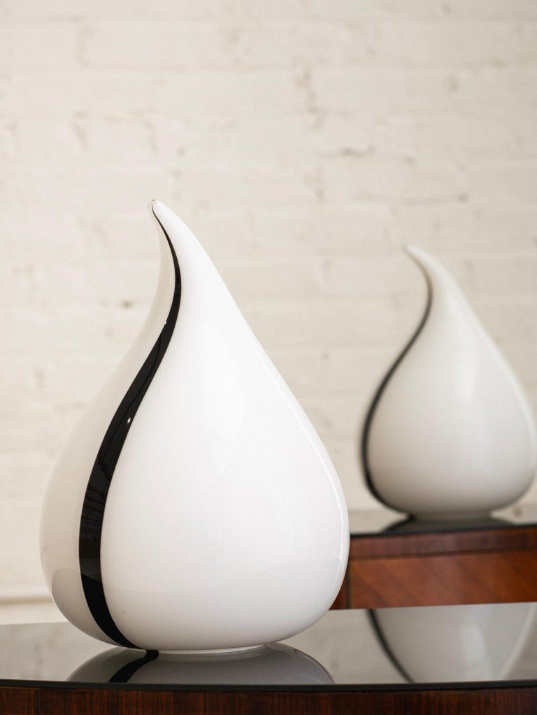 Murano Glass Drip Form Table Lamp For Sale at 1stDibs