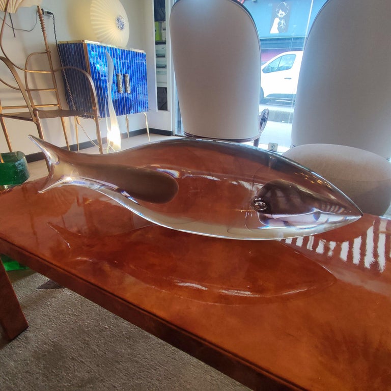 Murano Glass Fish Sculpture by Alberto Dona For Sale at 1stDibs
