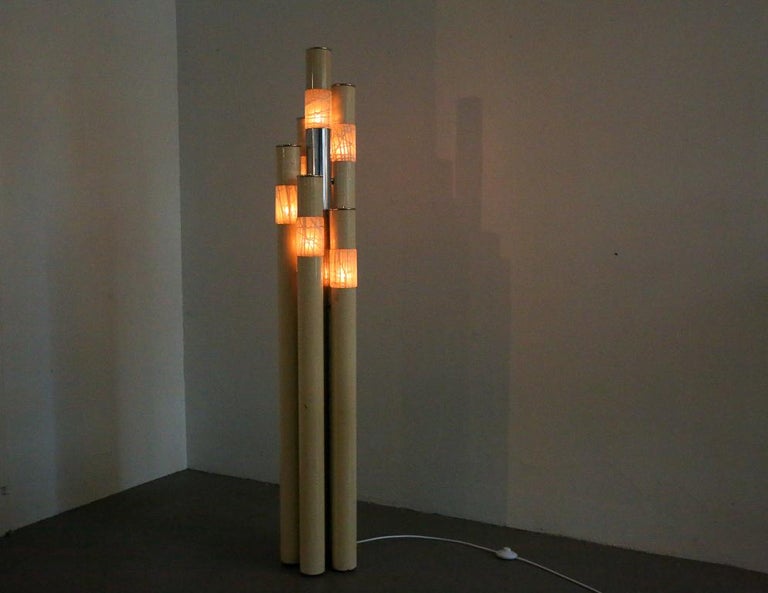 Murano Glass Floor Lamp by Esperia For Sale at 1stDibs