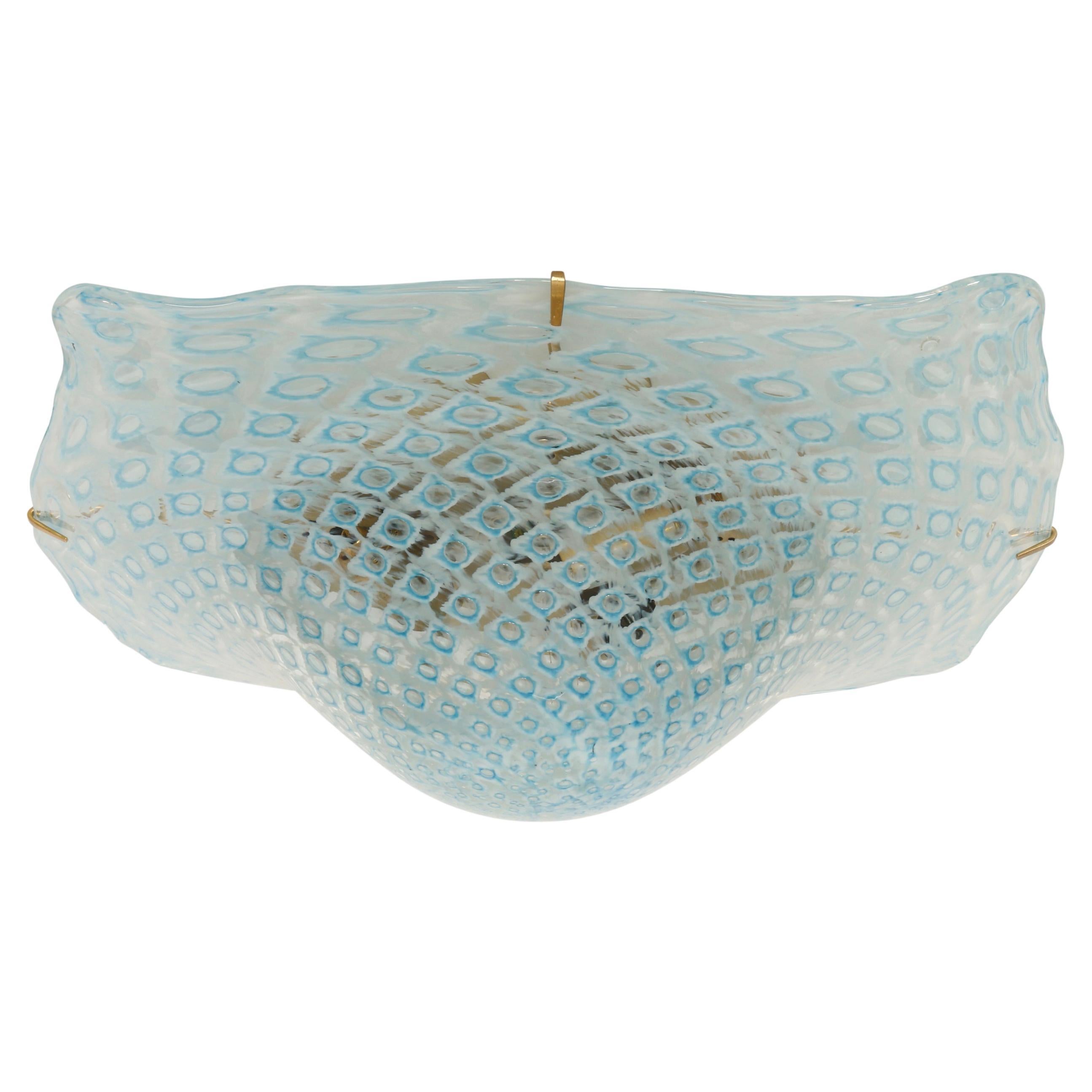 Murano glass Flush Mount ceiling light by La Murrina, Large at 1stDibs