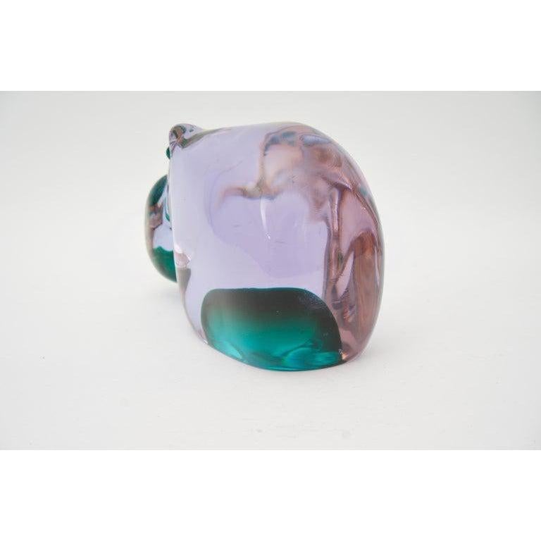 Murano Glass Hippopotamus Figure at 1stDibs