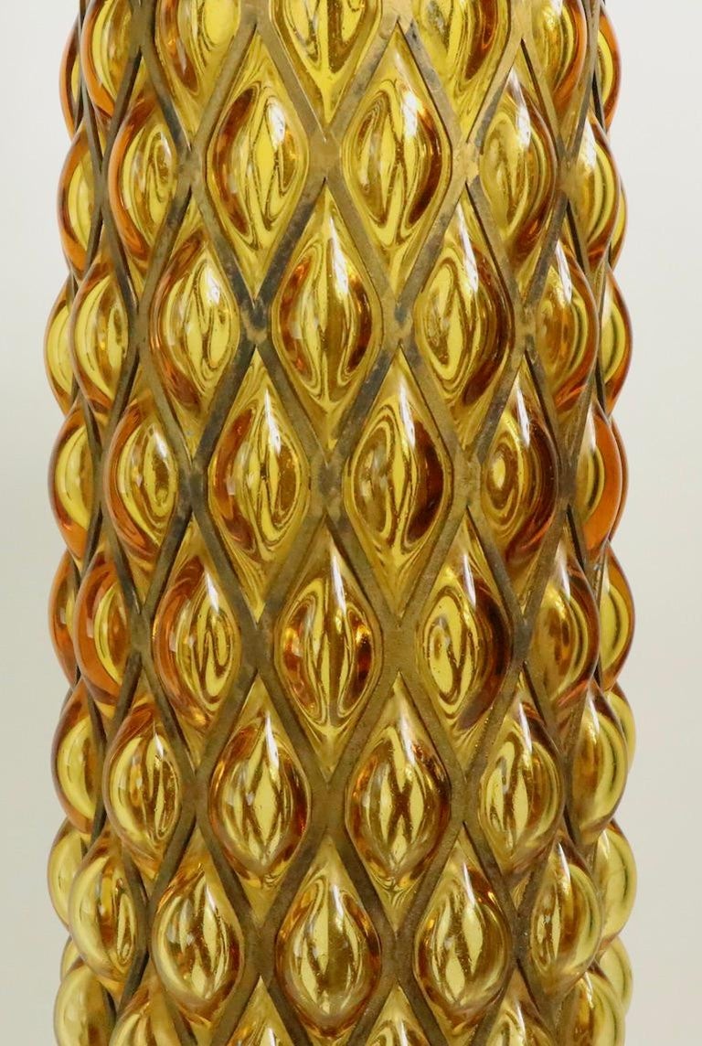 Murano Glass Lamp Blown into Metal Mesh Structure For Sale at 1stDibs ...