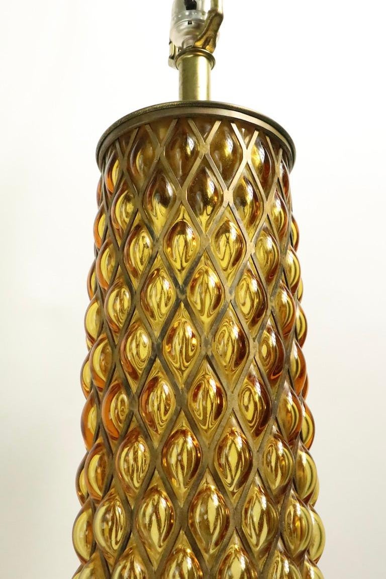 Murano Glass Lamp Blown into Metal Mesh Structure For Sale at 1stDibs ...