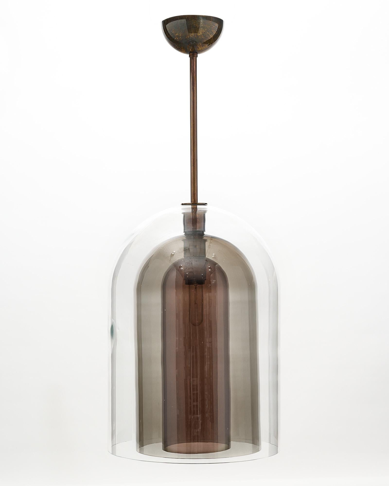 Murano Glass Layered Pendants at 1stDibs