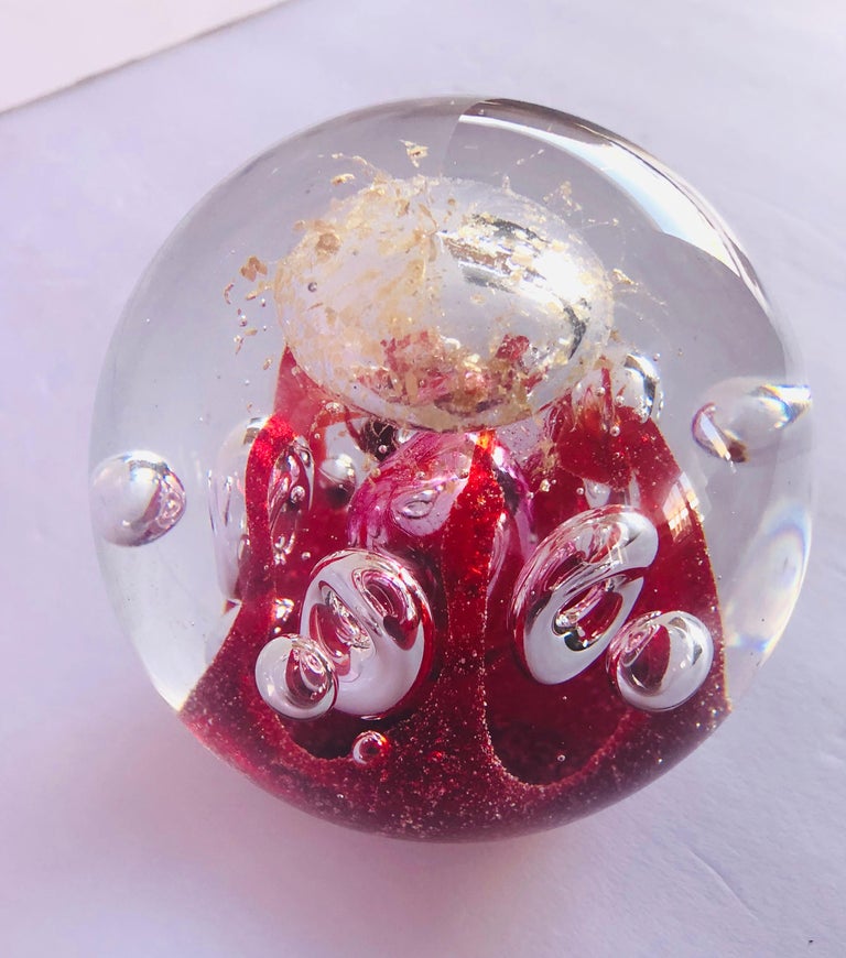 Murano Glass Paperweight For Sale at 1stDibs