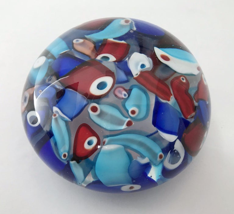 Murano Glass Paperweight For Sale at 1stDibs