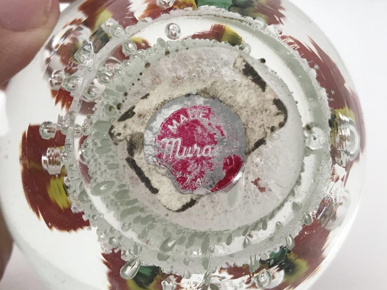 Murano Glass Paperweight at 1stDibs