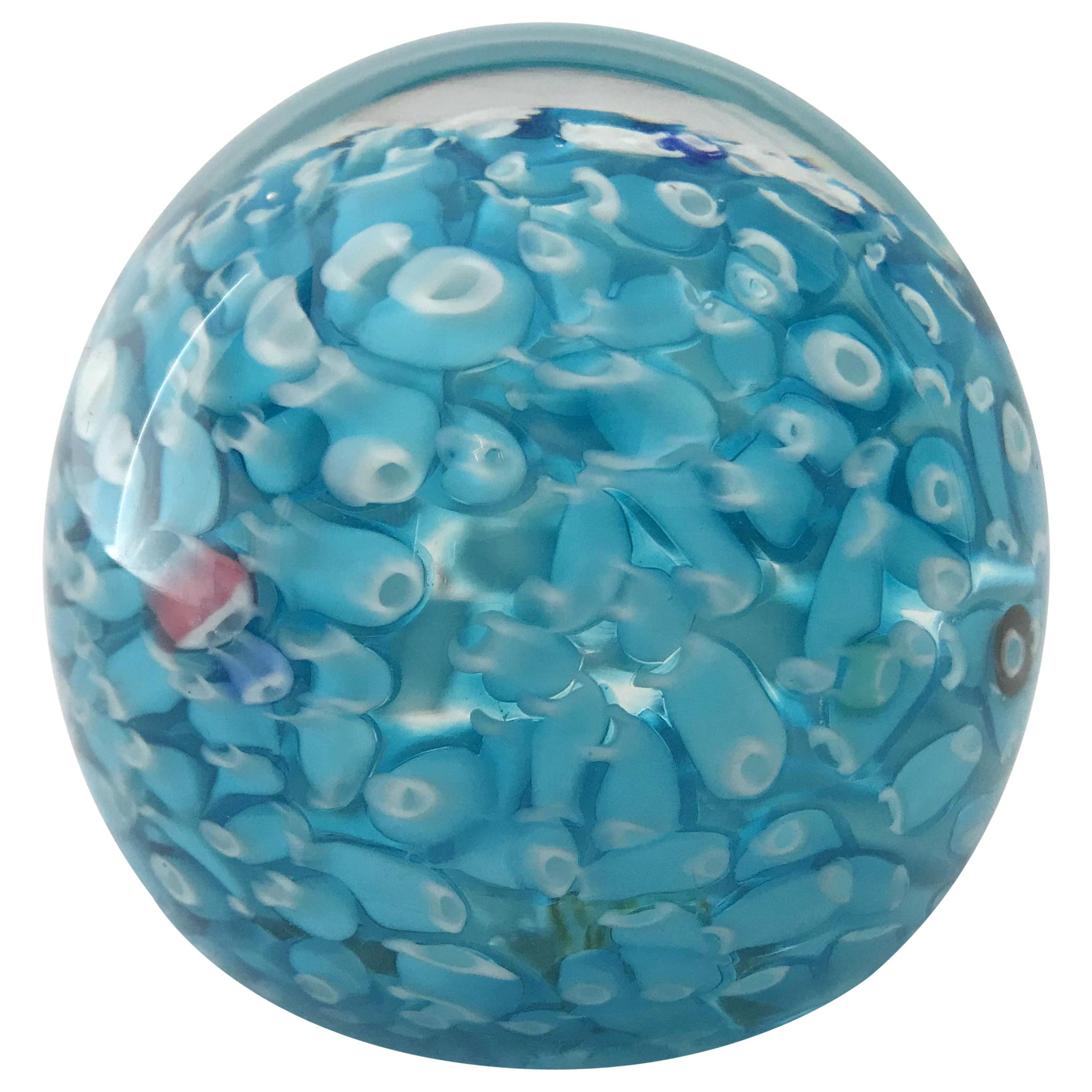 Murano Scrambled Paperweight - 5 For Sale on 1stDibs
