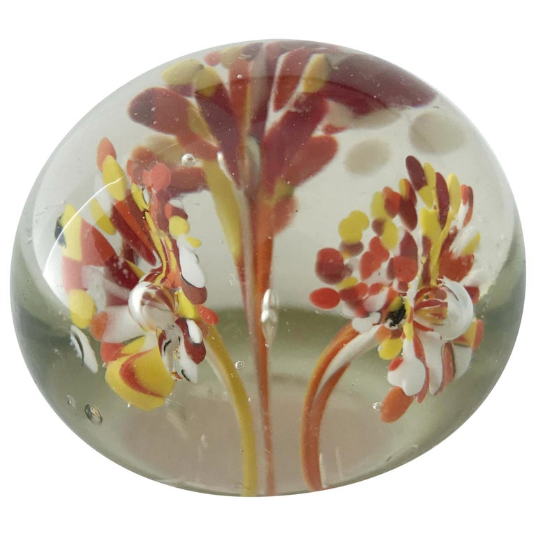 Murano Glass Paperweight at 1stDibs | vintage murano glass paperweight ...