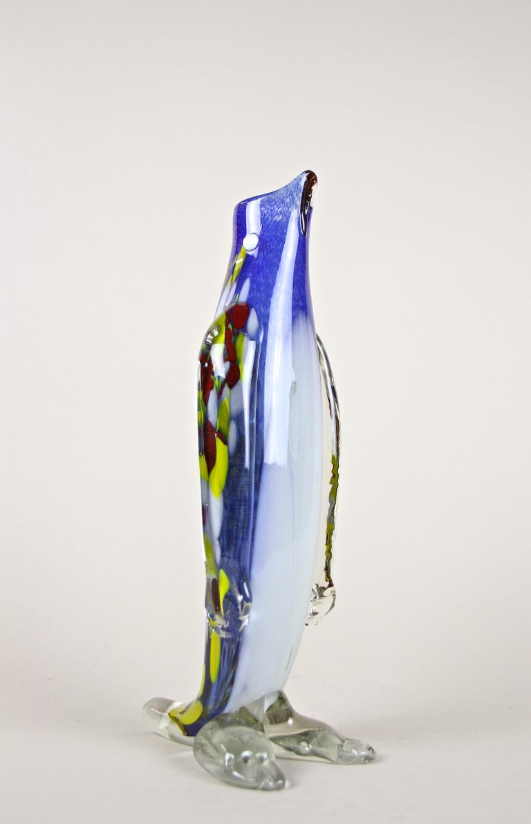 Murano Glass Penguin Vase Mid Century, Italy circa 1960 For Sale at 1stDibs
