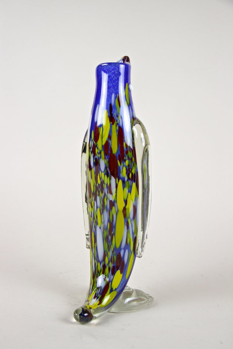 Murano Glass Penguin Vase Mid Century, Italy circa 1960 For Sale at 1stDibs