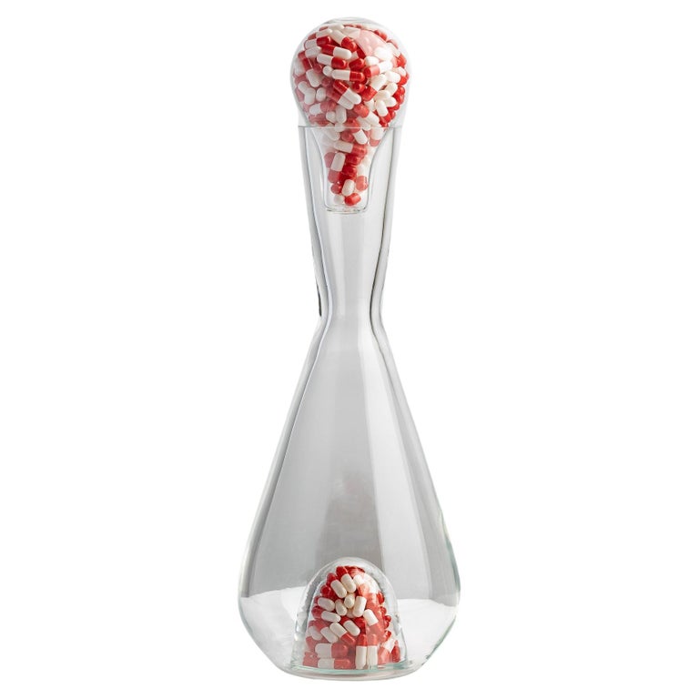 Murano Glass Pills Bottle, VELENI by L+W, 2022 - Limited Edition ...