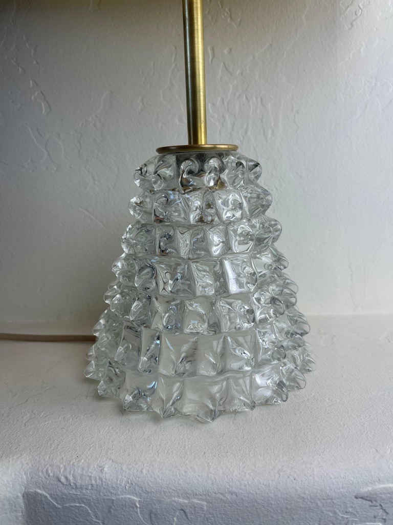 Murano Glass Rostrate Table Lamp attributed to Barovier and Toso For ...