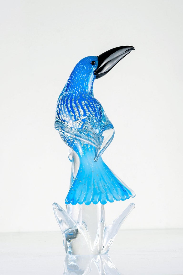 Murano Glass Sculpture of a Bird from Formia Murano, Italy, 1970s For ...