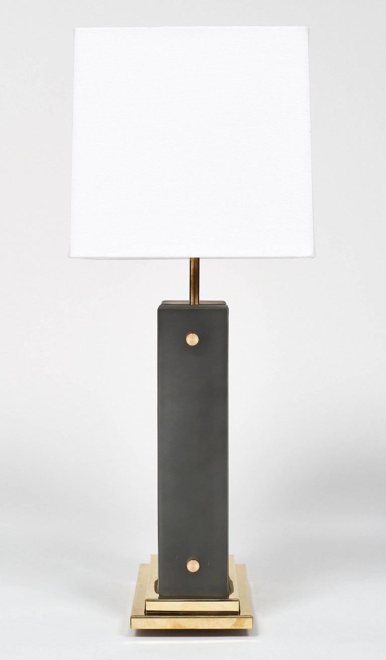 Murano Glass Slab Lamps For Sale at 1stDibs | glass slab new york