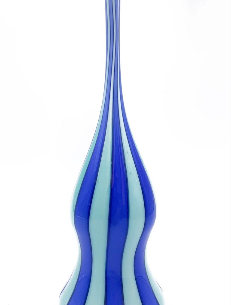 Murano Glass Striped Vase by Carlo Moretti from the 1970s For Sale at ...