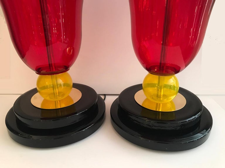 Murano Glass Studio Table Lamps at 1stDibs