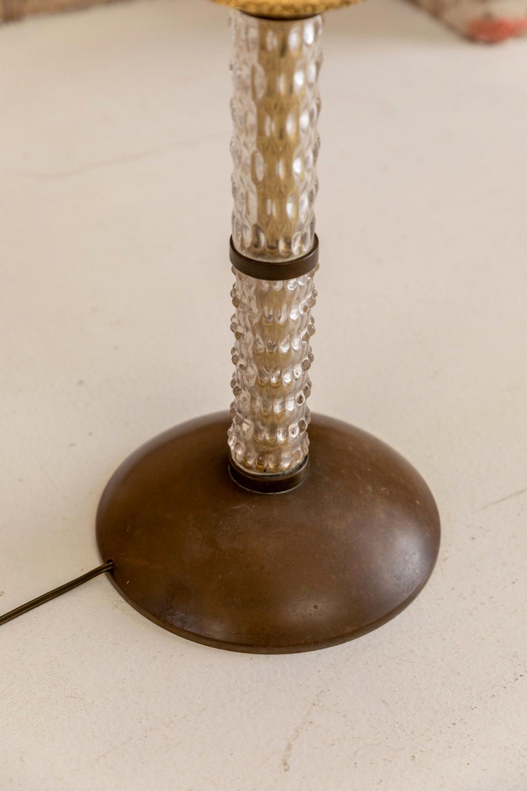 Murano Glass table lamp attributed to Seguso For Sale at 1stDibs