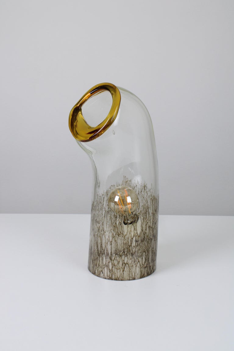 Murano glass table lamp by La Murrina, 1970s For Sale at 1stDibs
