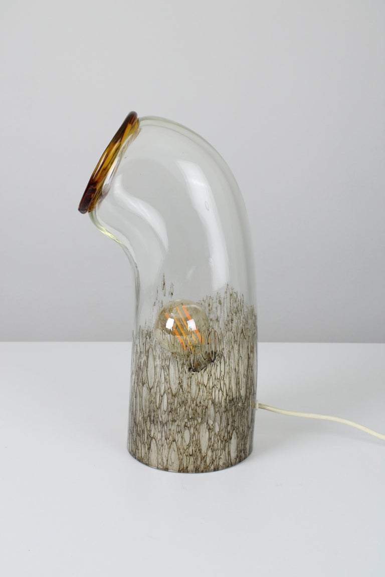 Murano glass table lamp by La Murrina, 1970s For Sale at 1stDibs