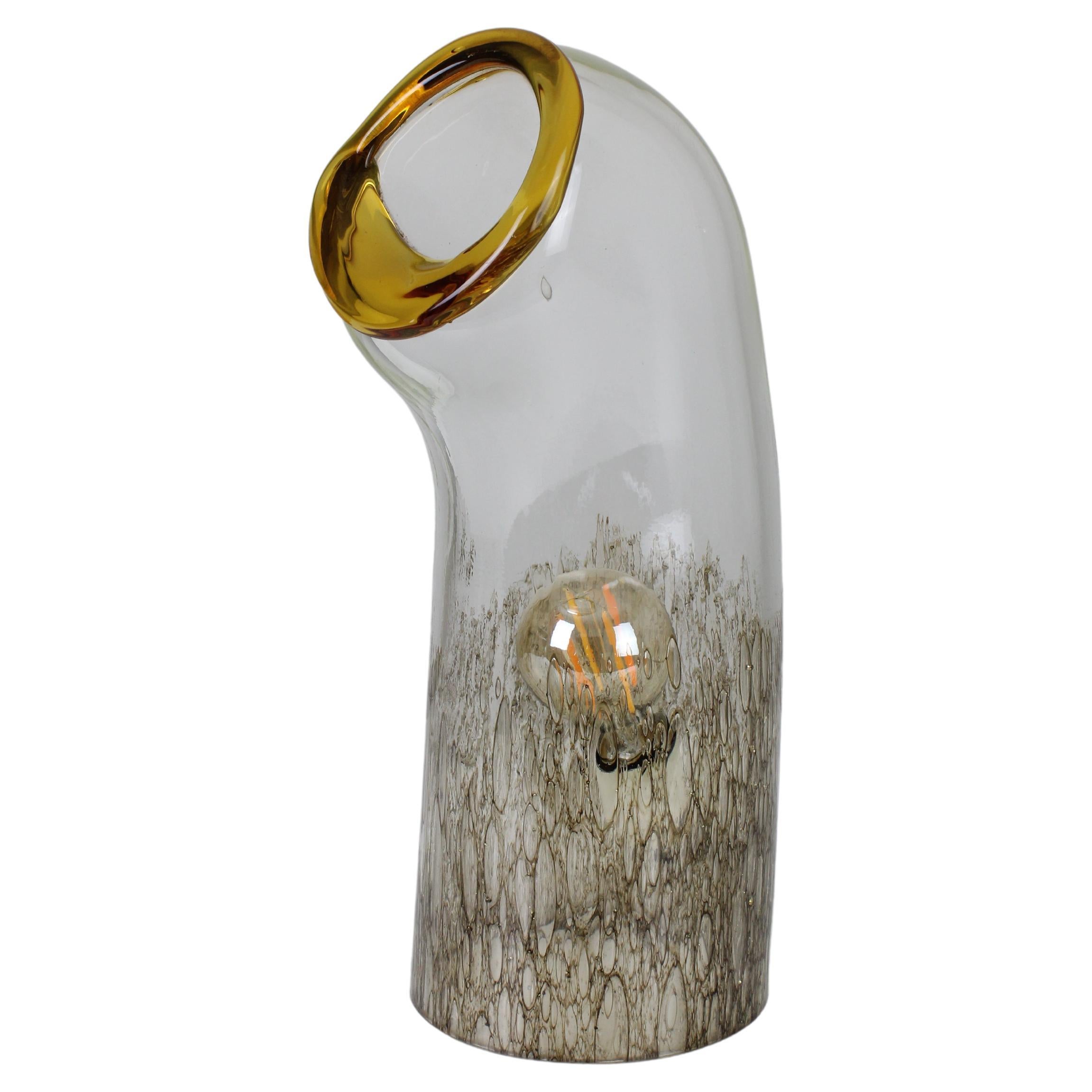 Pair of Blue Spiral Murano Glass Lamps by La Murrina, Italy, 1970s For ...