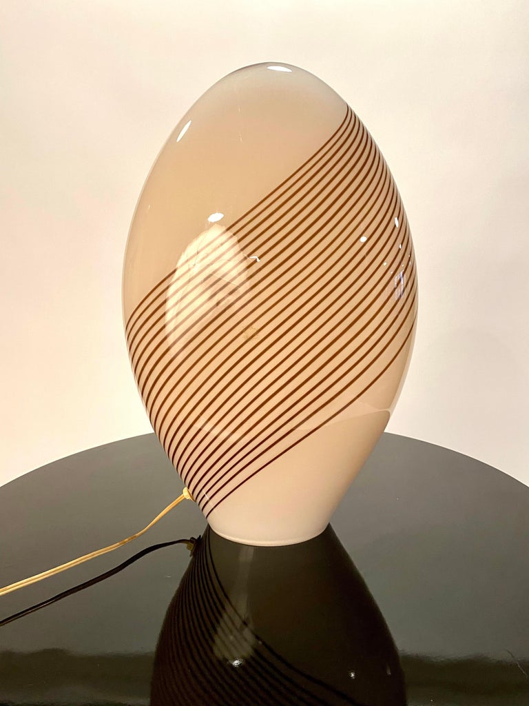 Murano Glass Table Lamp by Lino Tagliapietra For Sale at 1stDibs