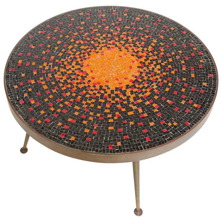 Murano Glass Tile Coffee Table For Sale at 1stDibs