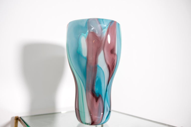 Murano Glass Vase by Emmanuel Babled for Venini, 1996 For Sale at 1stDibs