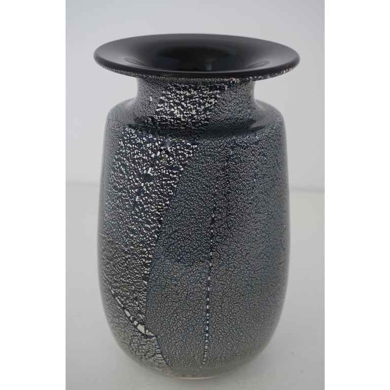 Murano Glass Vase by Larry Laslo at 1stDibs