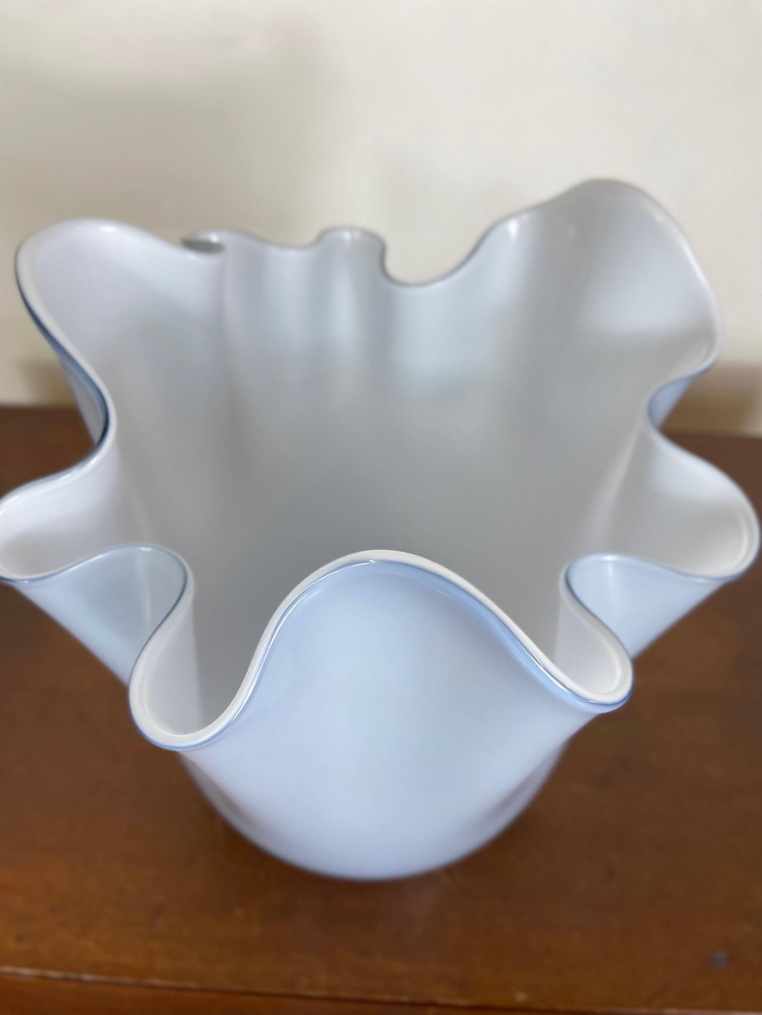 Venini Murano Glass Vase 'Fazzoletto' Handkerchief Design Fulvio ...