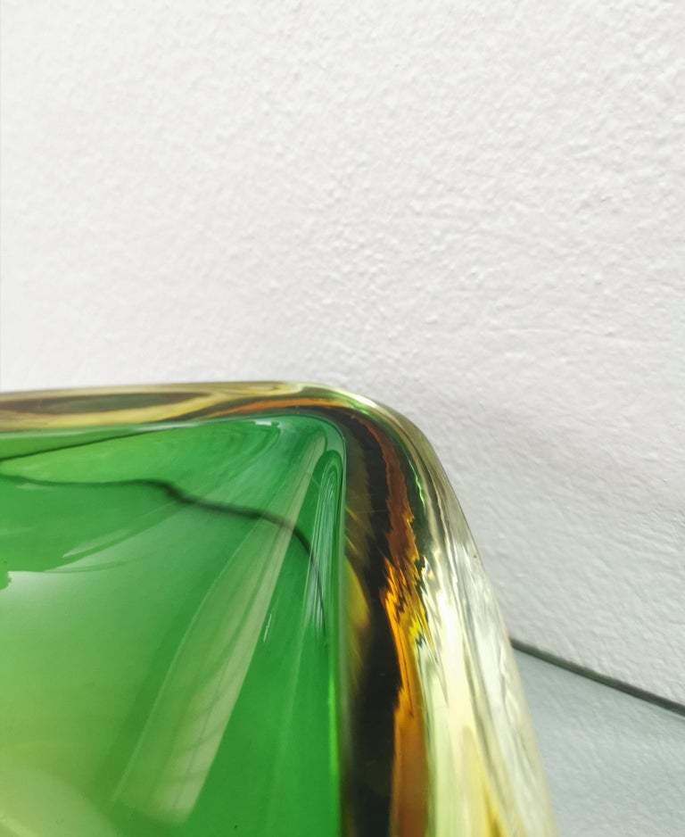 Murano Glass Vide-Poche Decorative Object in the Style of Flavio Poli ...