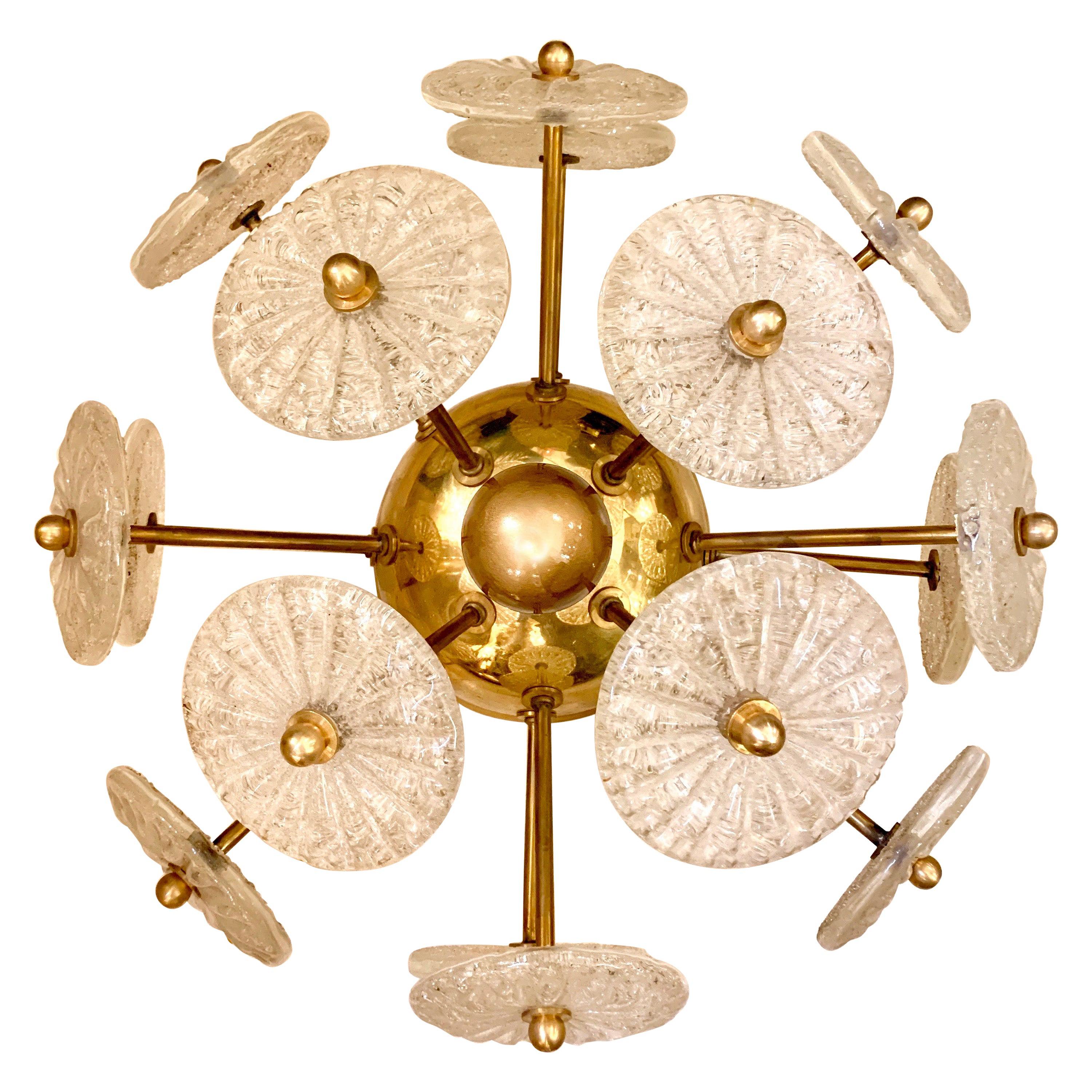 1950s Rectangular Clear Glass Wall Sconce at 1stDibs