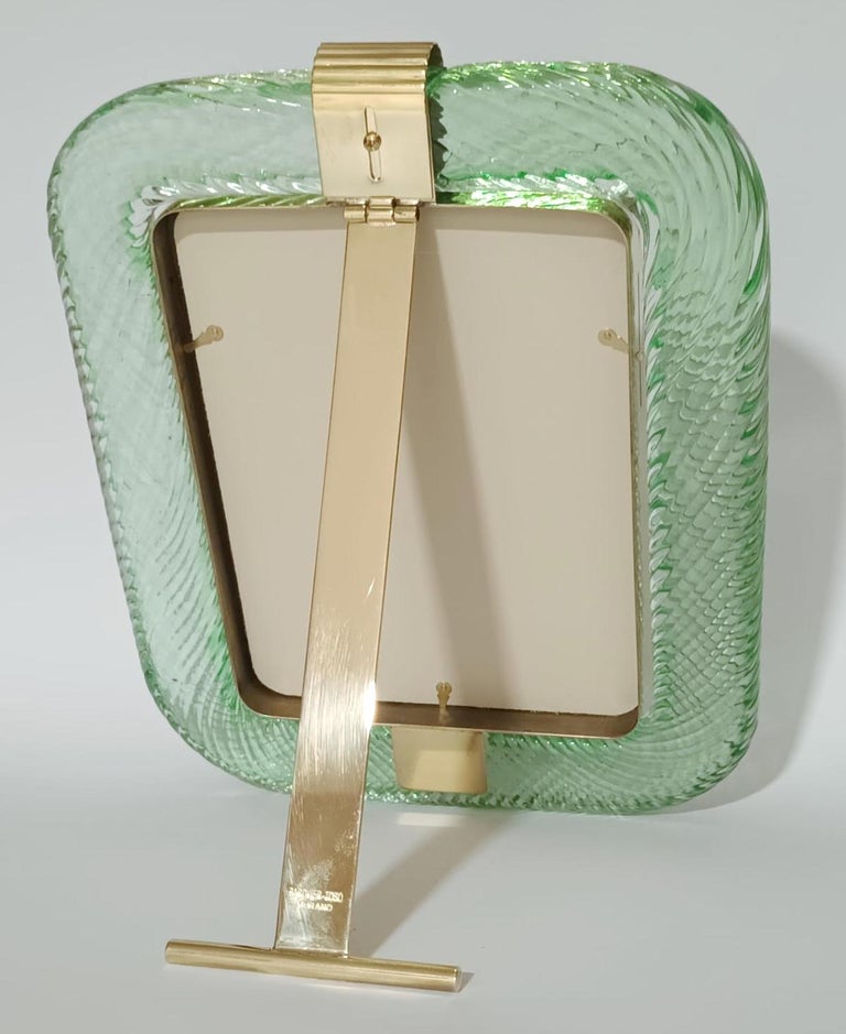 Murano Green Photo Frame by Barovier e Toso - 3 Available For Sale at ...