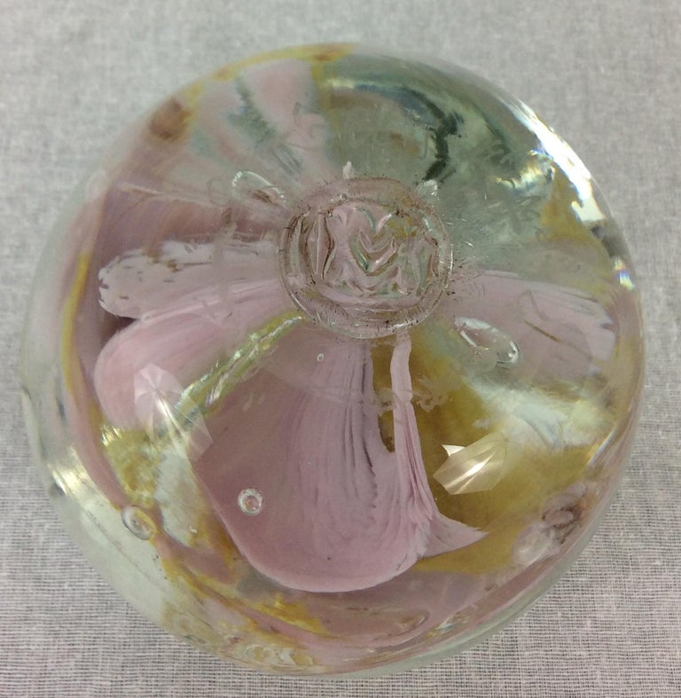 Murano Italian Art Glass Paperweight at 1stDibs