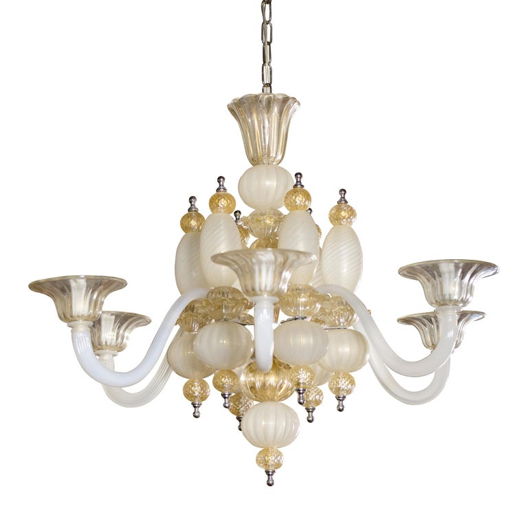 Murano Multi-Arm Chandelier at 1stDibs