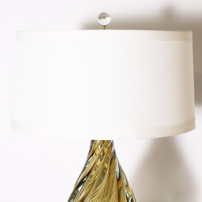 Murano Seguso Glass Lamp, circa 1960 at 1stDibs