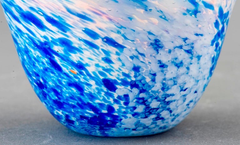 Murano Style Hand-Blown Decorative Glass Bowl For Sale at 1stDibs