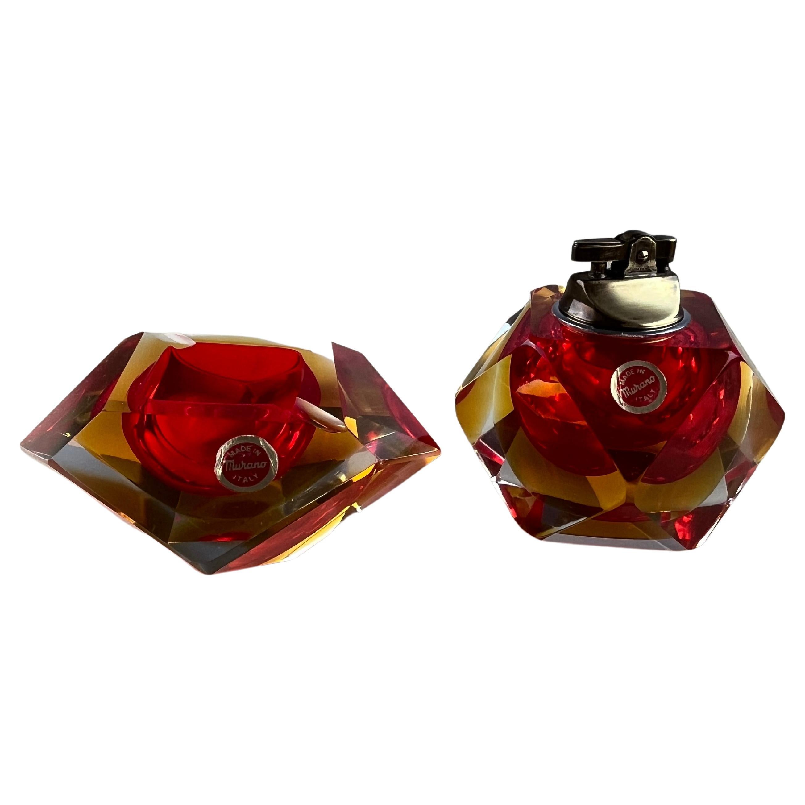 Vintage Acrylic Italian Lighter 1980 For Sale at 1stDibs