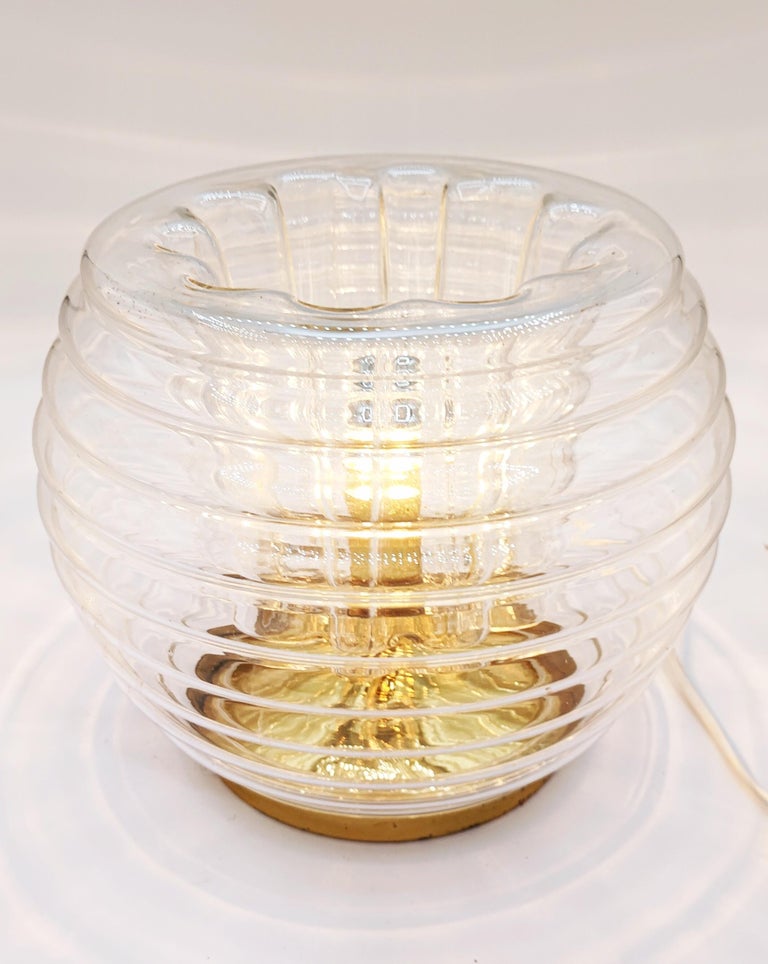 Murano Table Lamp "Honey", Italy, 1970s For Sale at 1stDibs