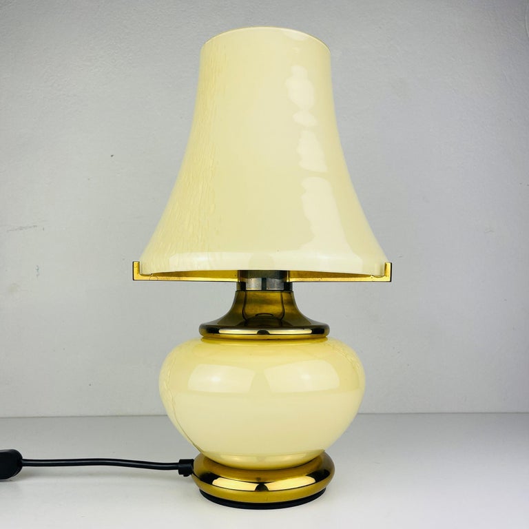 Murano Table Lamp Mushroom by F.Fabbian Italy 1970s For Sale at 1stDibs