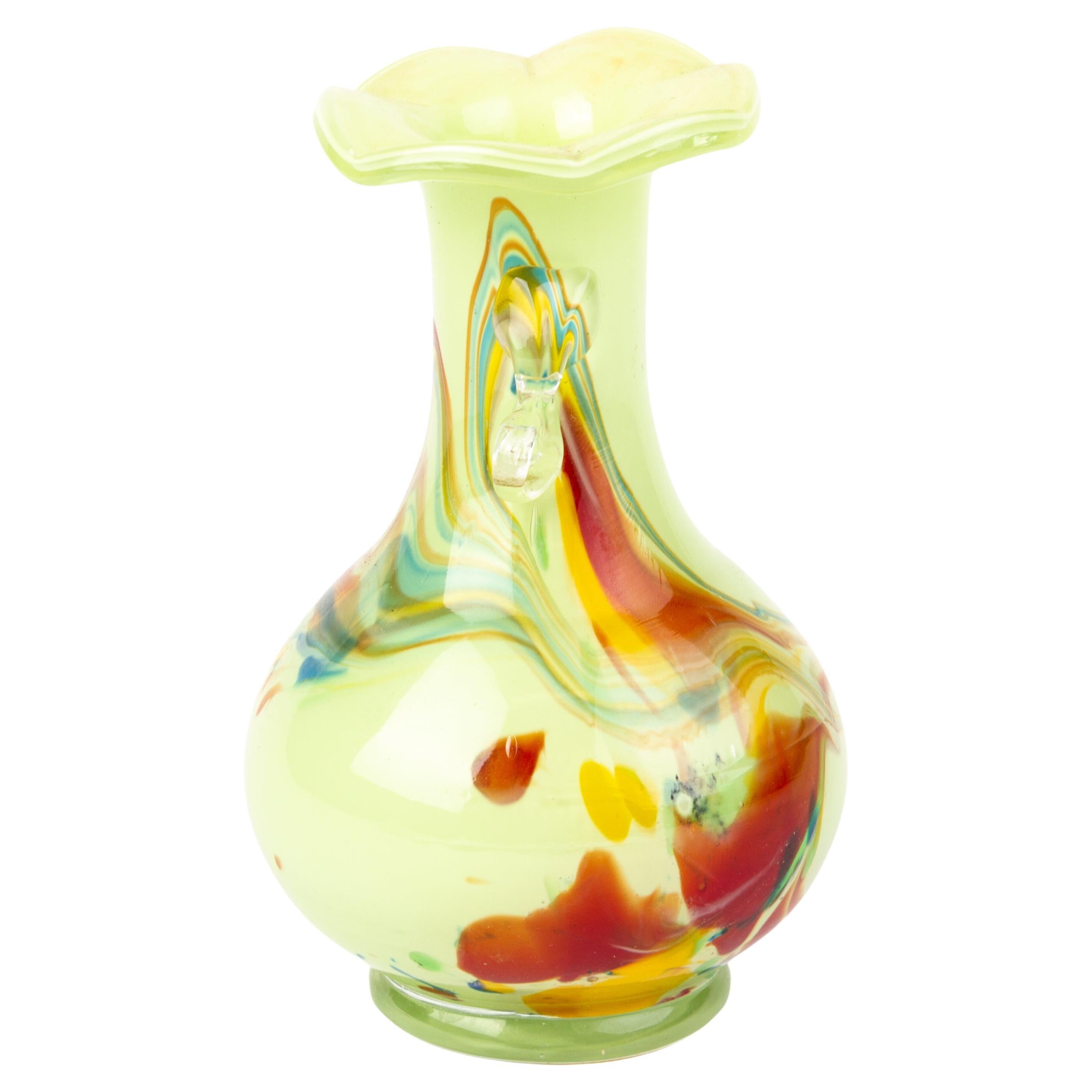 Murano Venetian Glass Designer Vase For Sale At 1stdibs