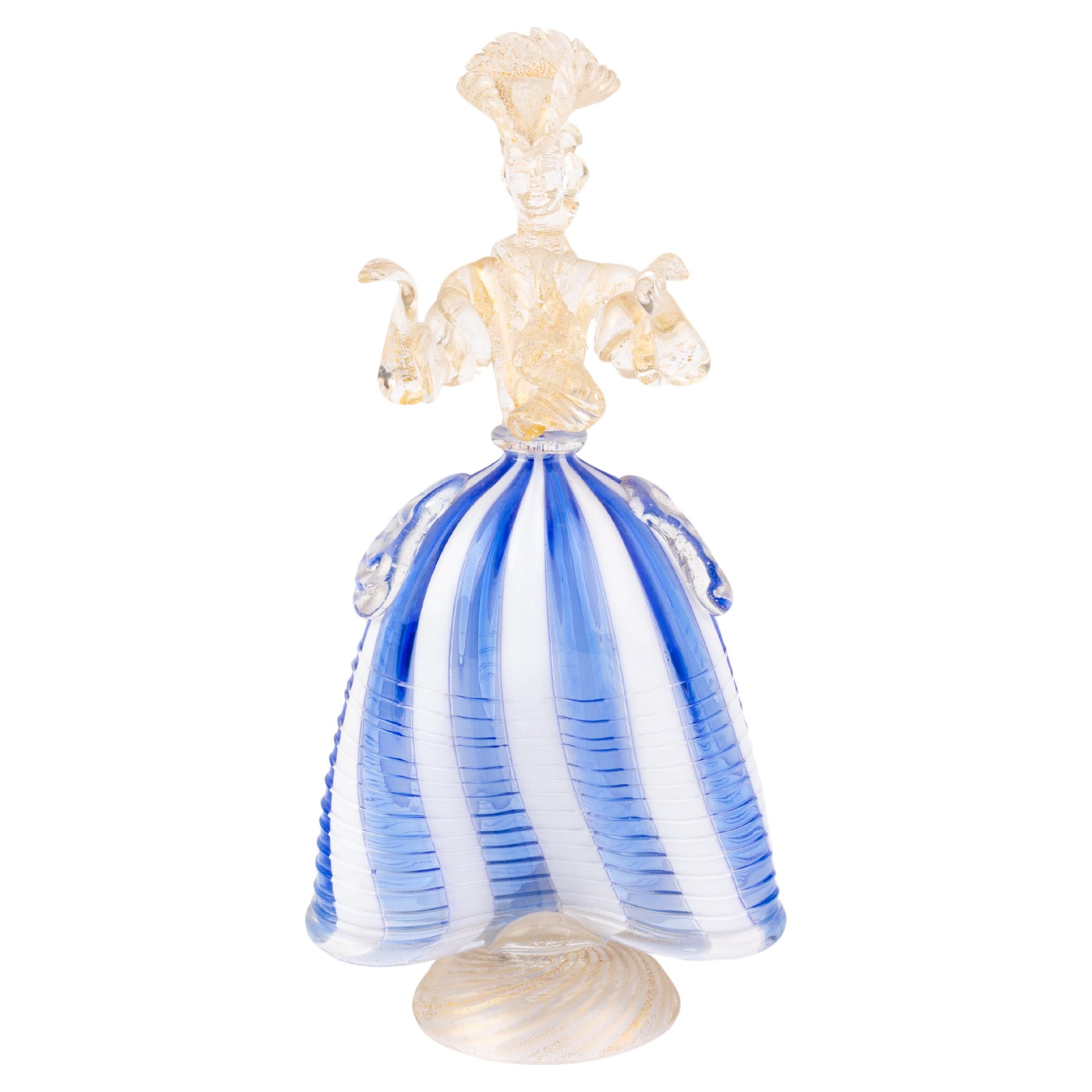 Murano Venetian Glass Sculpture Dancer For Sale at 1stDibs