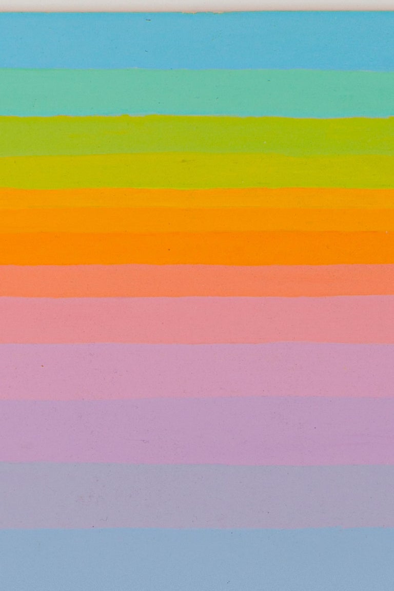 Murray Hantman Abstract Painting on Board, USA 1960s For Sale at 1stDibs