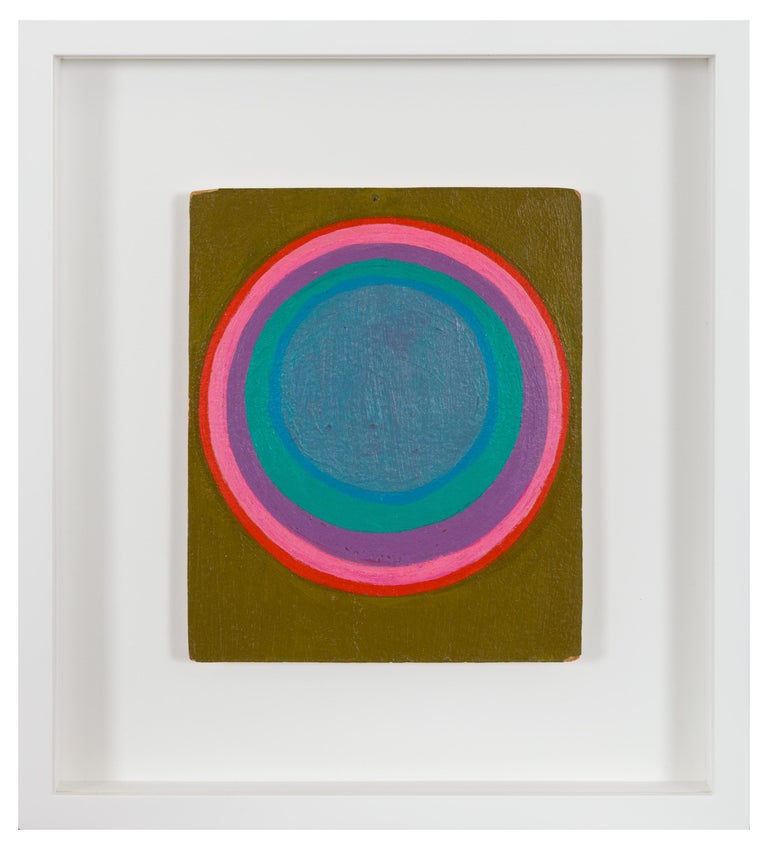 Murray Hantman Abstract Painting on Board, USA 1960s For Sale at 1stDibs