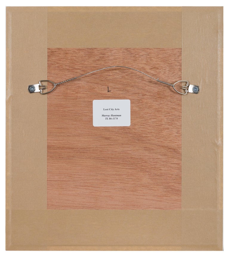 Murray Hantman Abstract Painting on Board, USA 1960s For Sale at 1stDibs