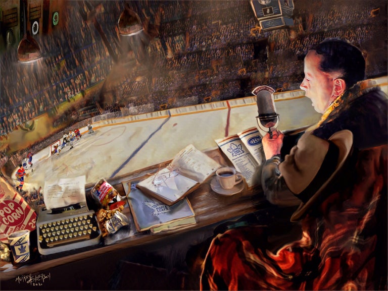 Murray Henderson - It was the last goal he ever scored, Painting ...