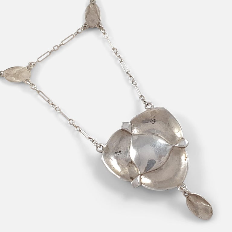 Murrle Bennett and Co. Arts and Crafts Silver and Enamel Pendant ...