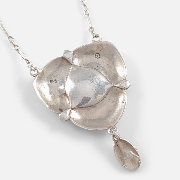 Murrle Bennett and Co. Arts and Crafts Silver and Enamel Pendant ...