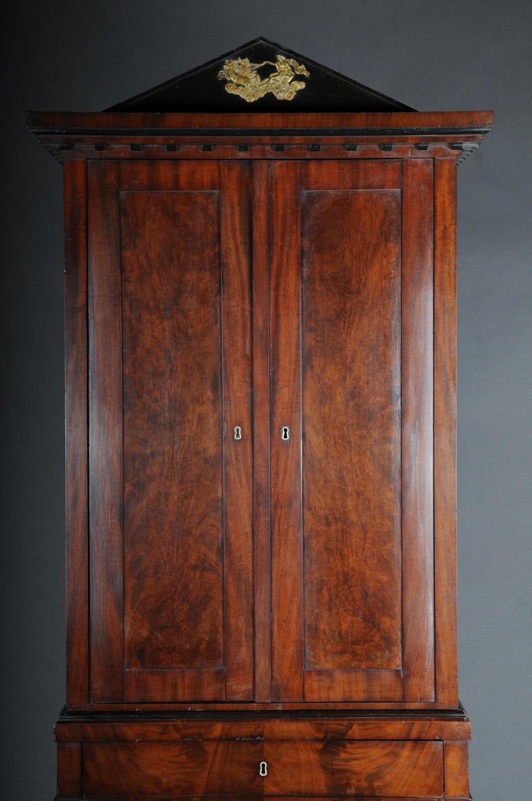 Museum Empire Cabinet / Writing Cabinet, around 1800 For Sale at ...
